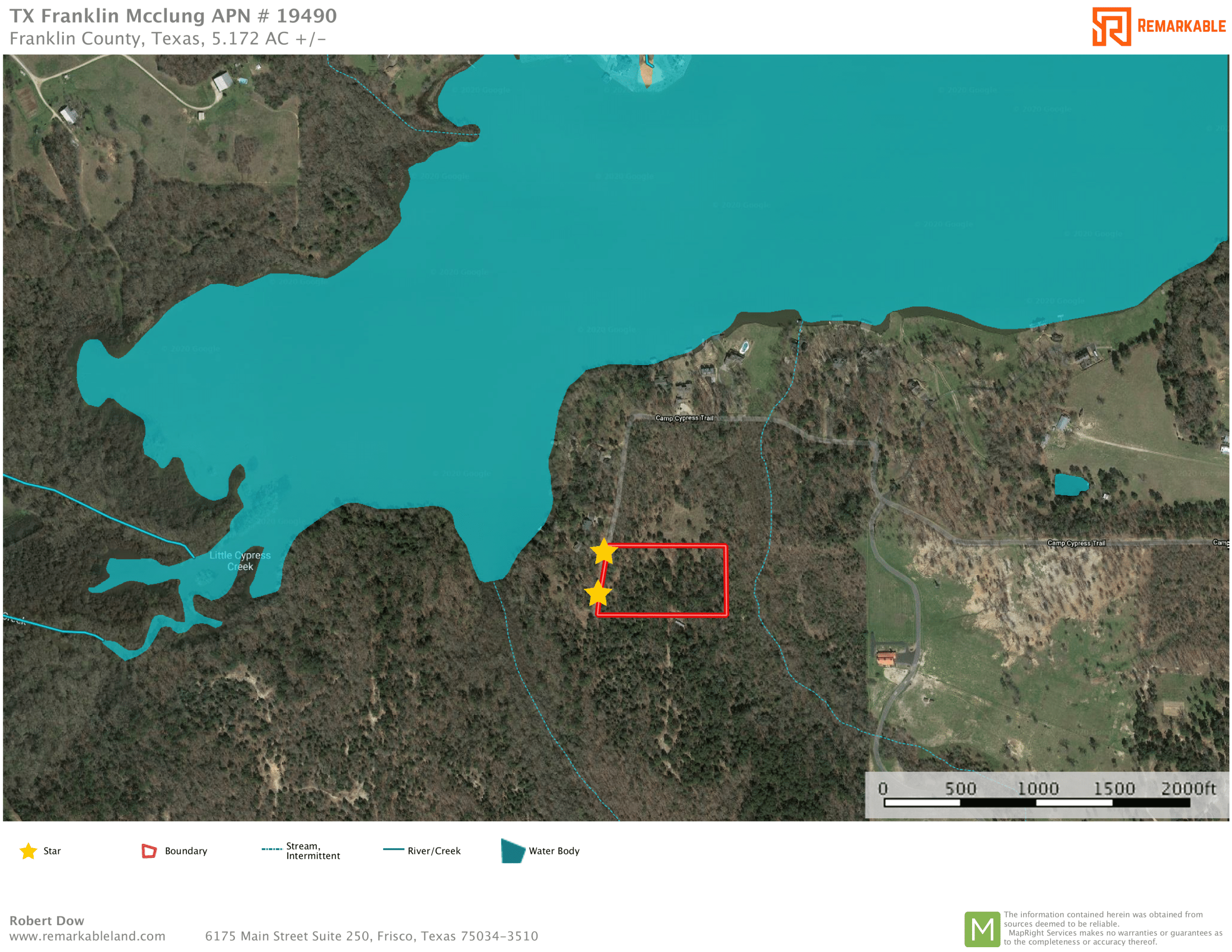 SOLD: 5.17 Acres Beautiful Lake Cypress Springs - Remarkable Land®